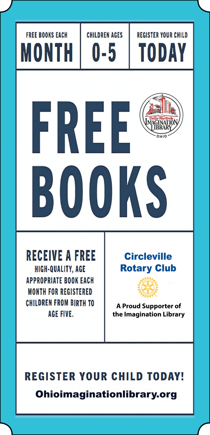 Free Books, Dolly Parton's Imagination Library