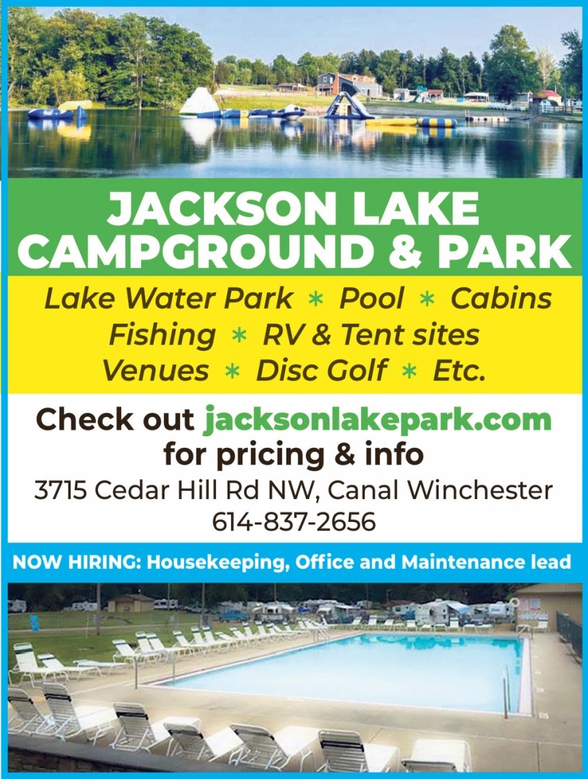 Lake Water Park, Jackson Lake Campground & Park, Canal Winchester, OH