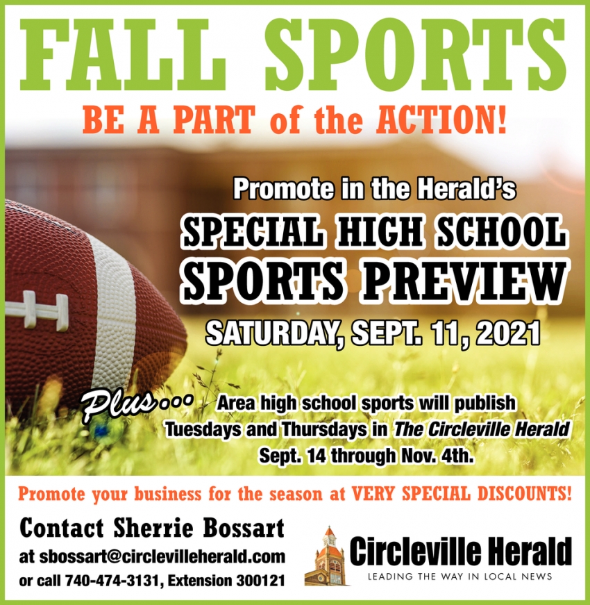 Fall Sports, Circleville Herald, Circleville, OH